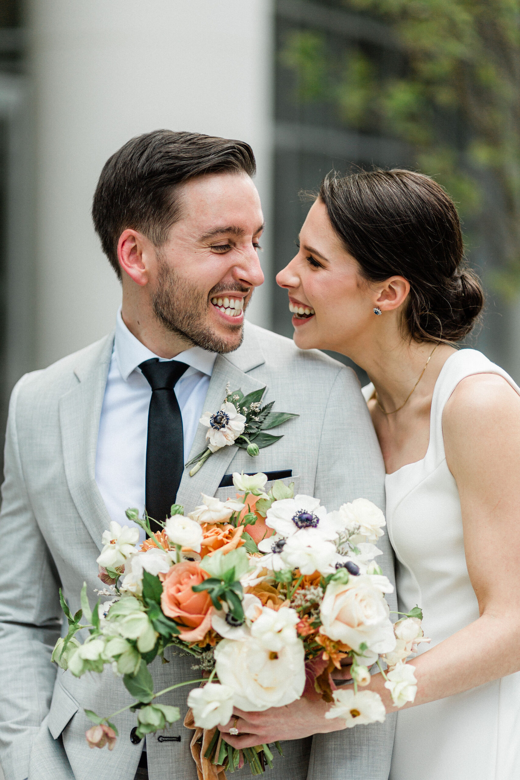 Devin & Michael's Art Gallery NC Wedding - Just Us Weddings